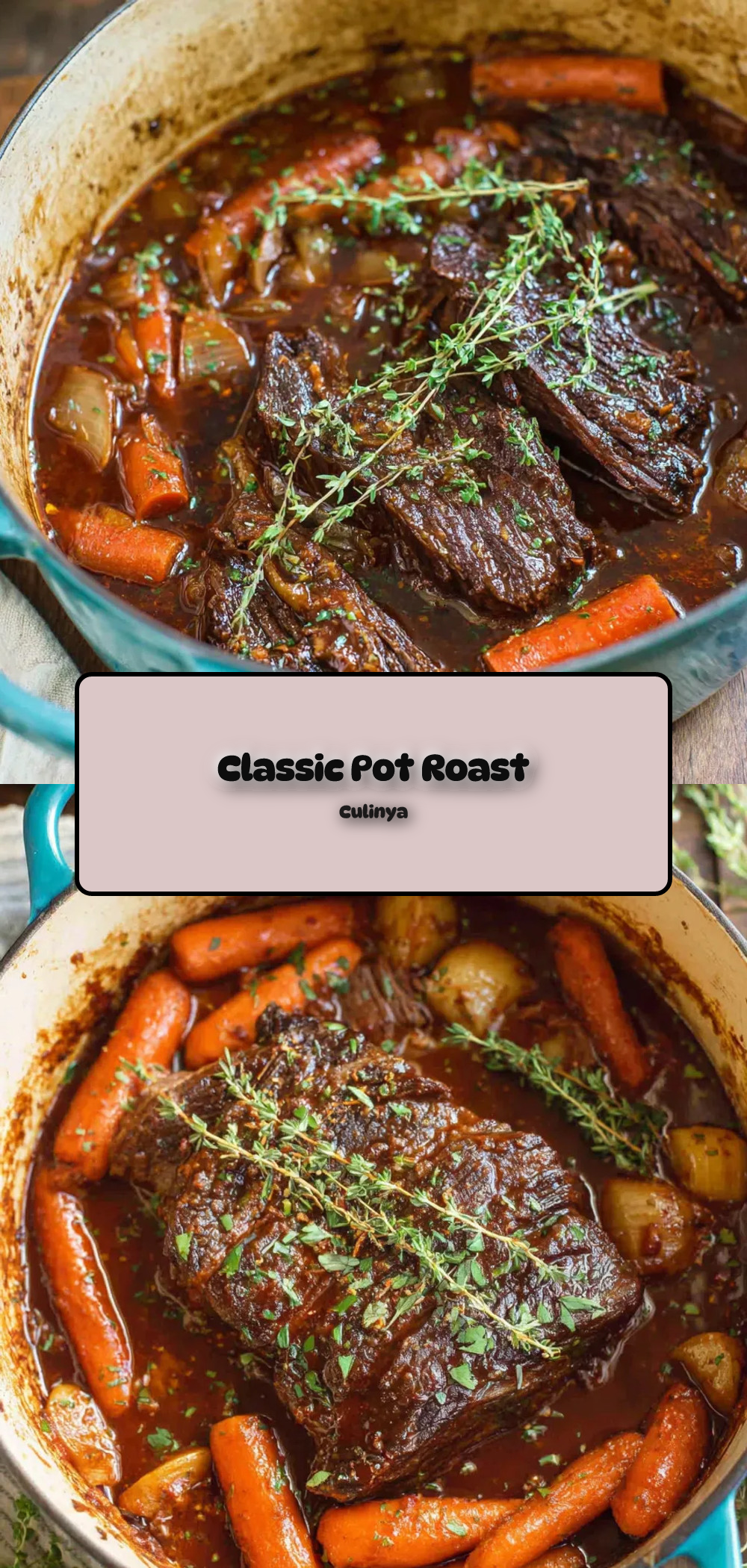 Classic Pot Roast Recipe - Tender & Braised